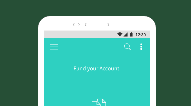 Free Wireframe Template for Fund App