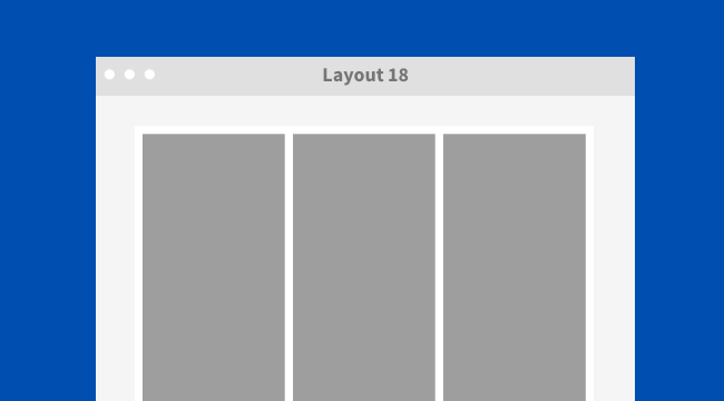 Free Wireframe Template for Web Layout - Three Columns