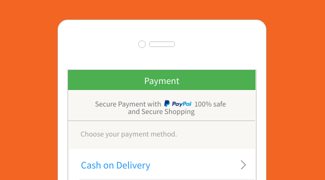 Free Wireframe Template for eBay - Payment Page
