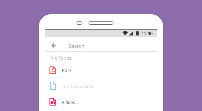 Free Wireframe Template for File Manager