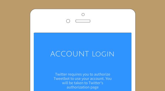 Free Wireframe Template for Twitter - Login Form
