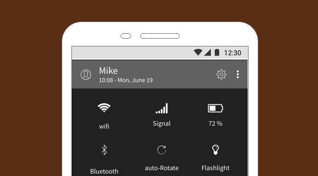 Free Wireframe Template for Notification Window