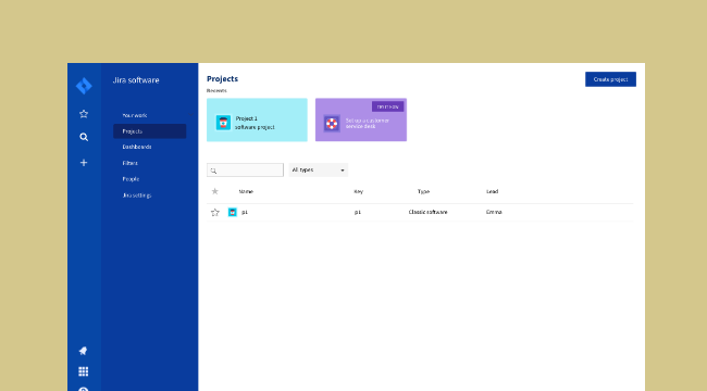 Free Wireframe Template for Atlassian ADG UI - Jira projects