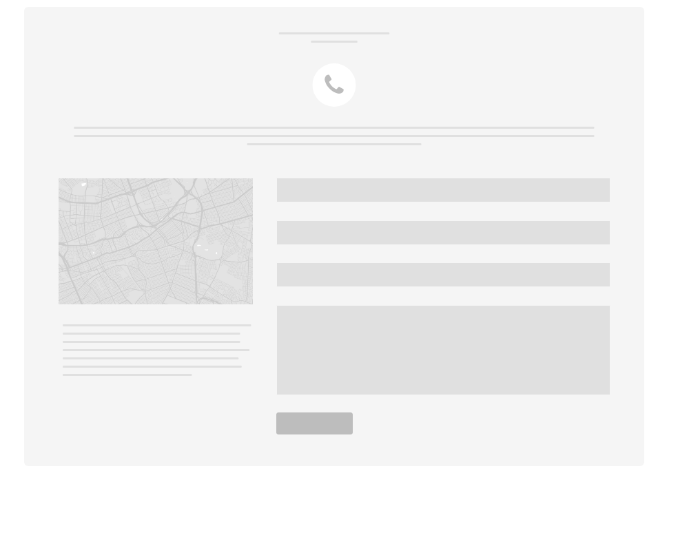 Free Wireframe Template for Contact Mockup UI