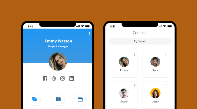 Free Wireframe Template for ionic 6 iOS template