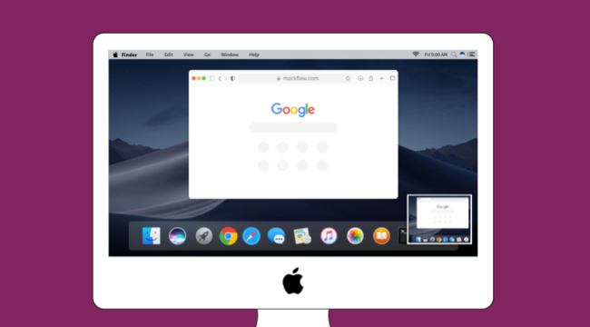 Free Wireframe Template for Mac OSX desktop - Screenshot