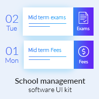 Free Wireframe Template for School management software