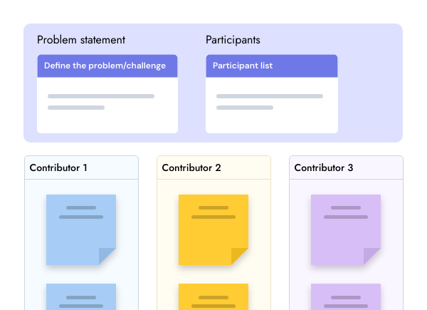 Free Whiteboard Template for Brainwriting