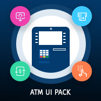 Free Wireframe Template for ATM UI